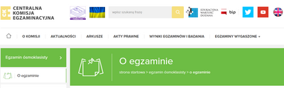 Centralna Komisja Egzaminacyjna - Szkoła Podstawowa w Pukininie